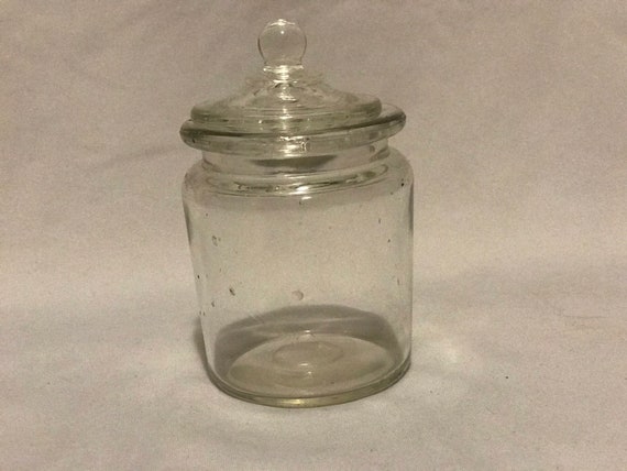 Vintage Small Clear Glass Jam Jar | Etsy