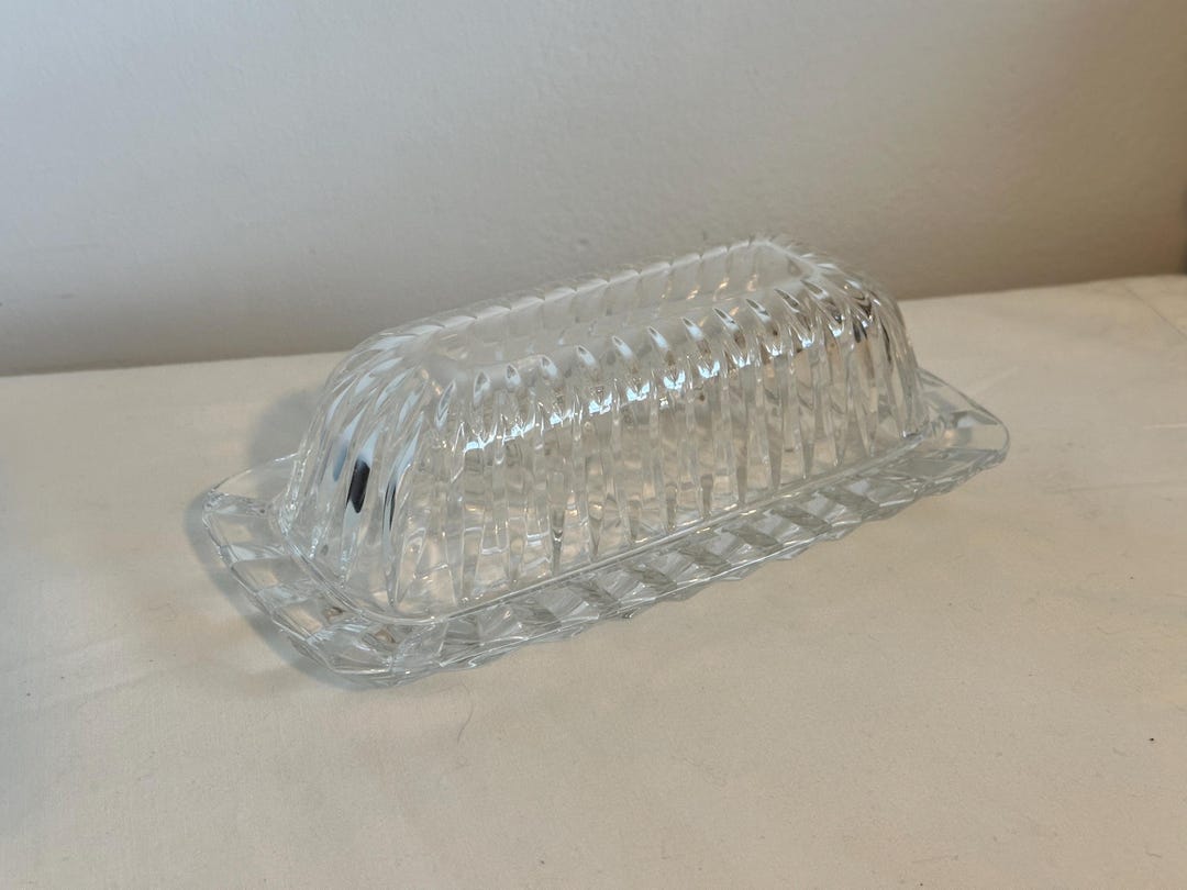 Vintage Discontinued Mikasa Royal Suite 1/4th Pound Pressed Glass ...