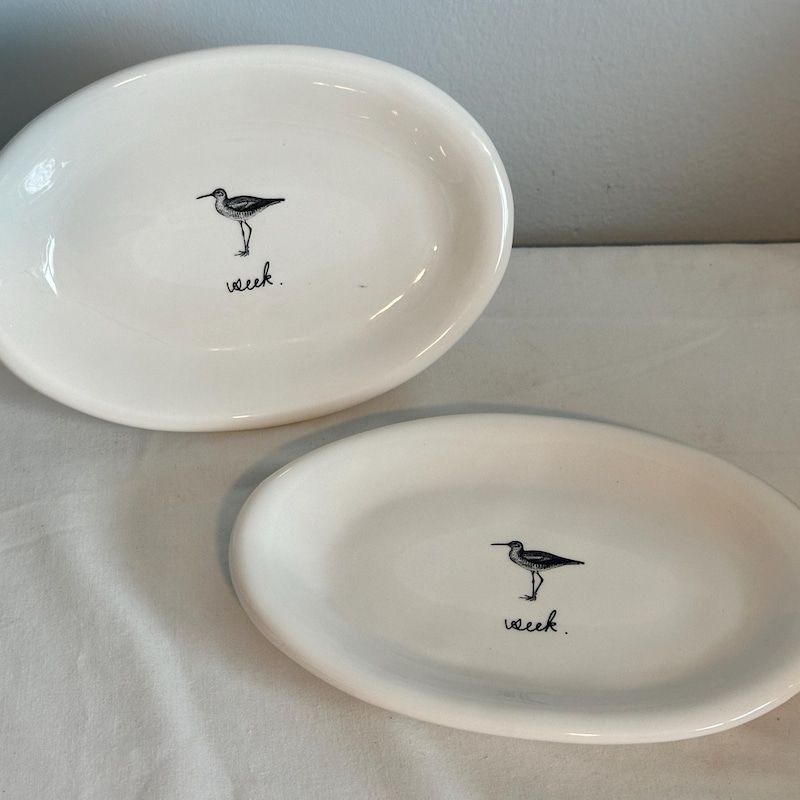 Stoneware Plate Bird - Etsy