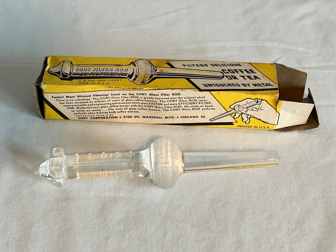 Antique Glass Cory Filter Rod Home and Kitchen Decor - Etsy