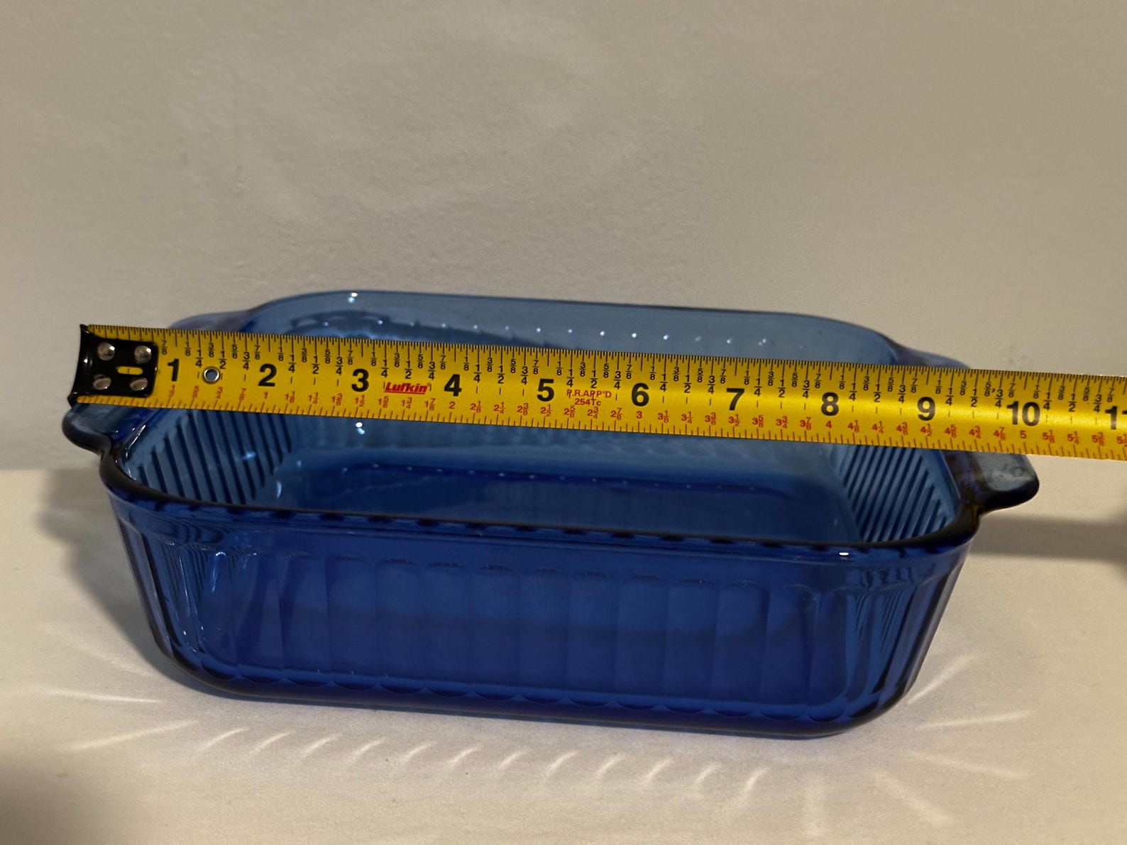Vintage PYREX 222 S Cobalt Blue Square Glass Ovenware 2 QT 2 L ...