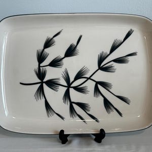 Vintage Winfield Ware Porcelain Blue Spruce Serving Platter/ Large ...