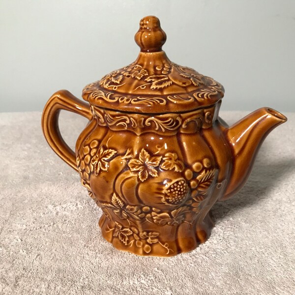 Embossed Teapot - Etsy