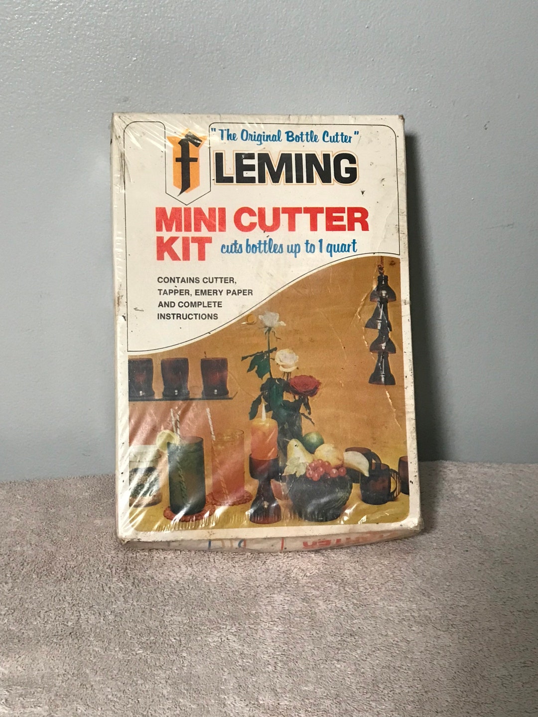 Vintage Sealed in Original Box Fleming Mini Glass Bottle Cutter Kit Etsy Australia