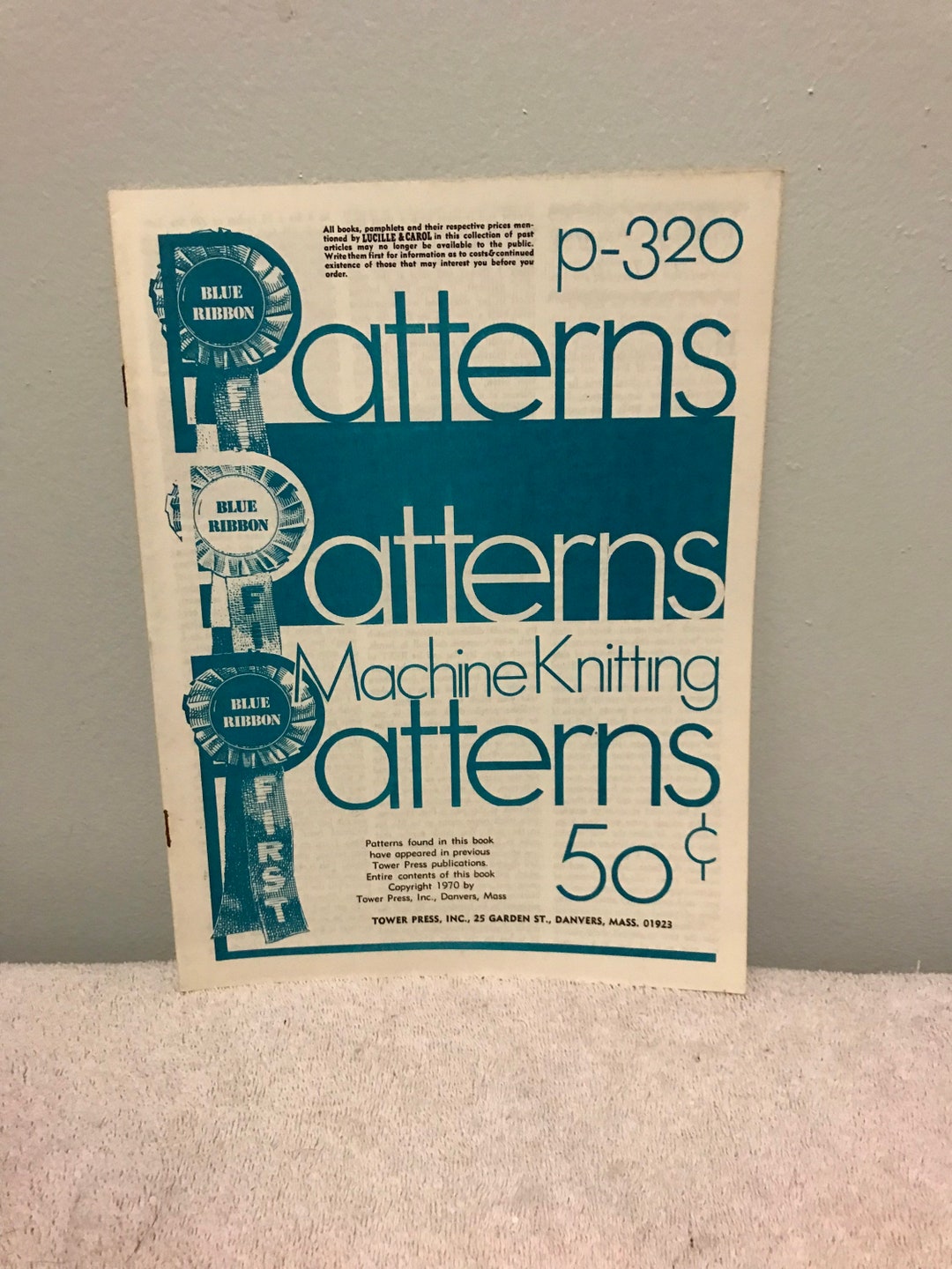 Vintage 1970s Blue Ribbon Patterns Book P-320 Machine Knitting - Etsy