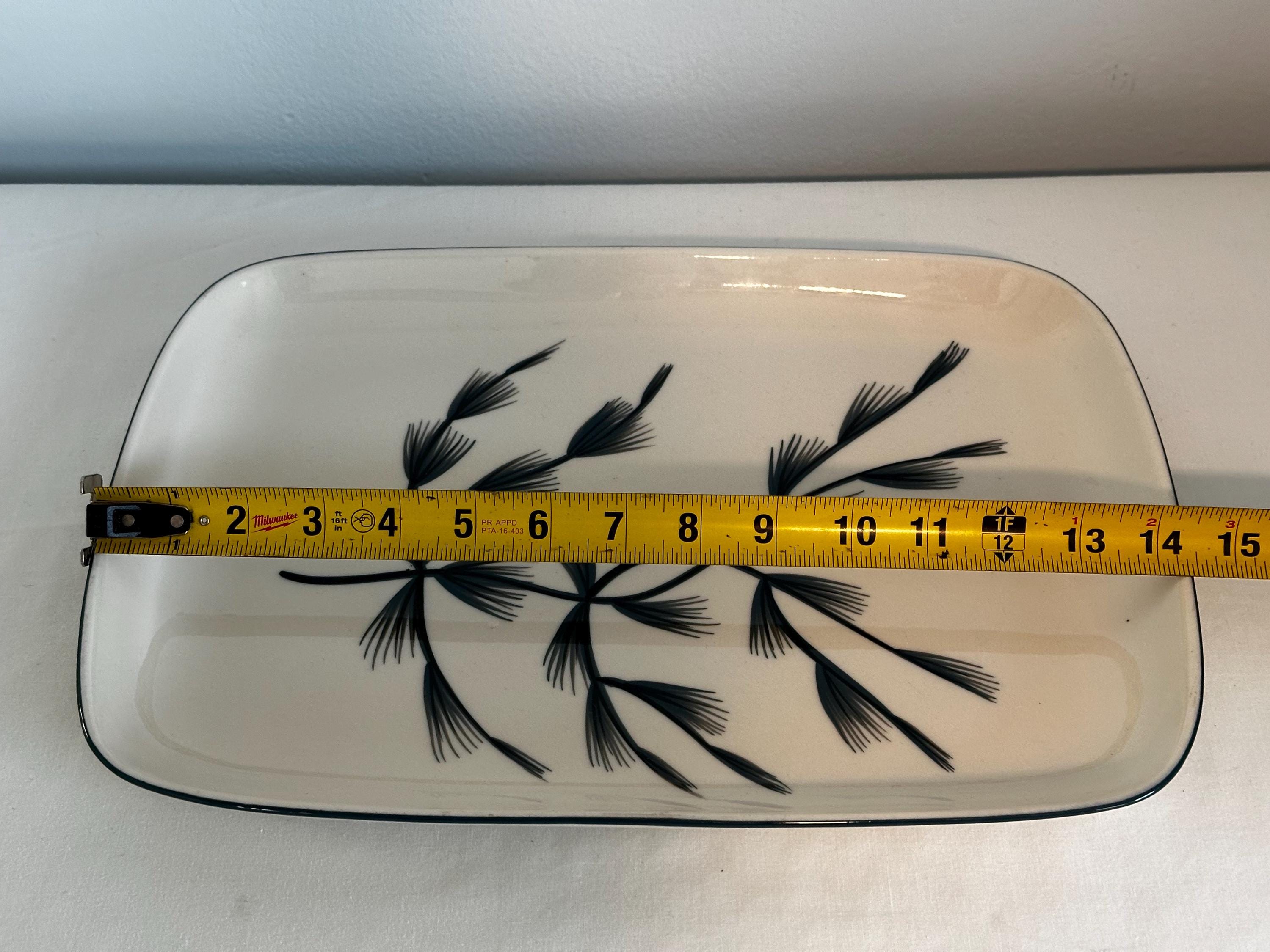 Vintage Winfield Ware Porcelain Blue Spruce Serving Platter/ Large ...