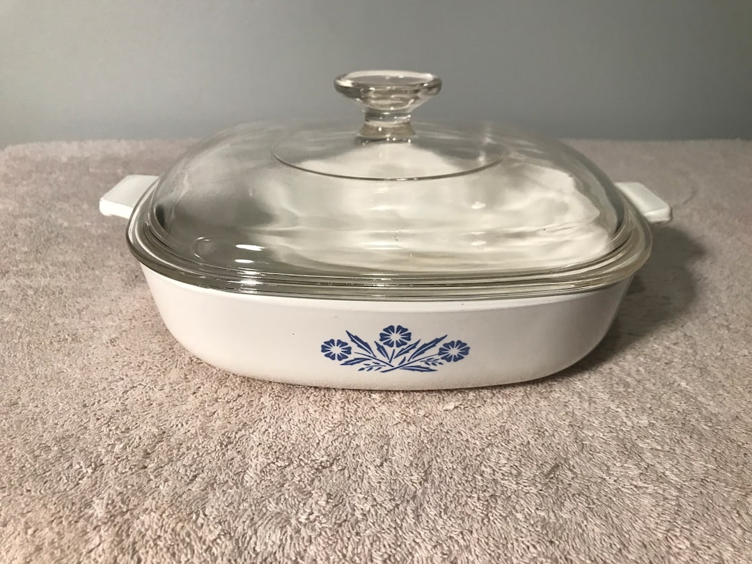Vintage Corning Ware Serving Casserole Dish P-9-B With Lid - Etsy