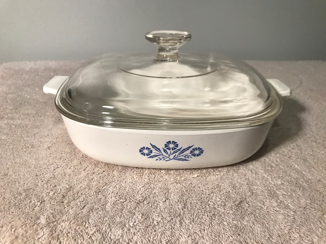 Vintage Corning Ware Serving Casserole Dish P-9-B With Lid - Etsy