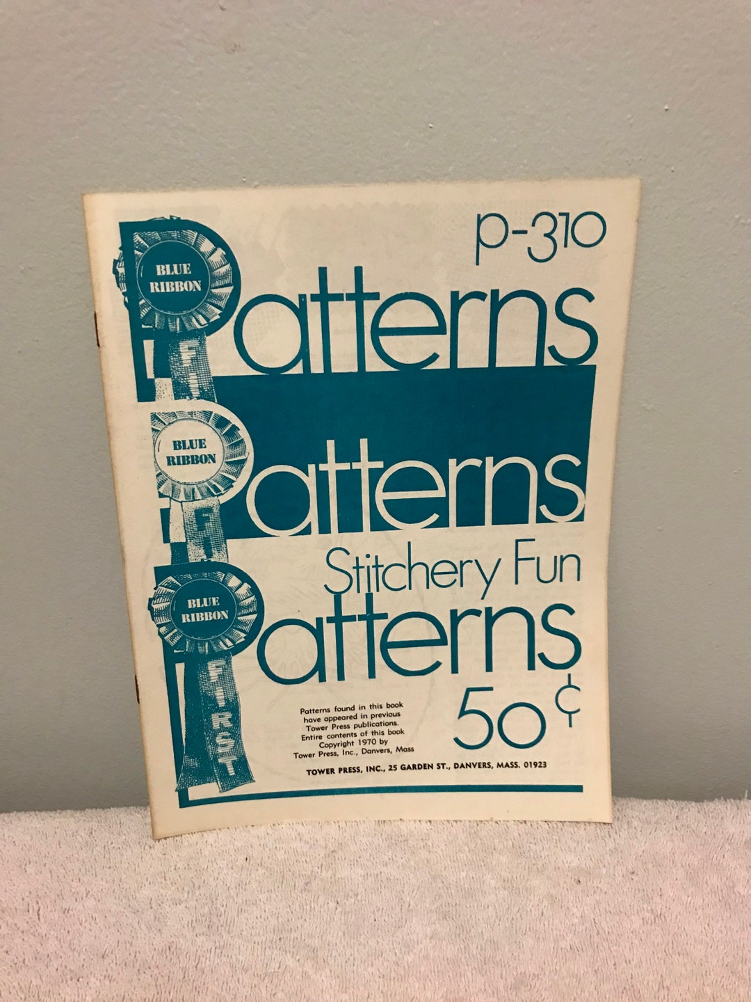 Vintage 1970s Blue Ribbon Patterns Book P-310 Stitchery Fun - Etsy