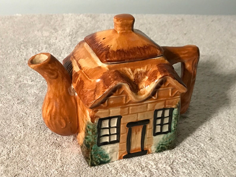 Vintage Ceramic Ye Old Cottage Ware Teapot - Etsy
