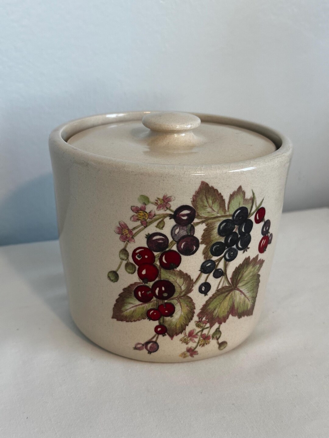 Vintage Made in the USA Casey Pottery Sugar Pot/ Storage Jar/ Potpourri ...