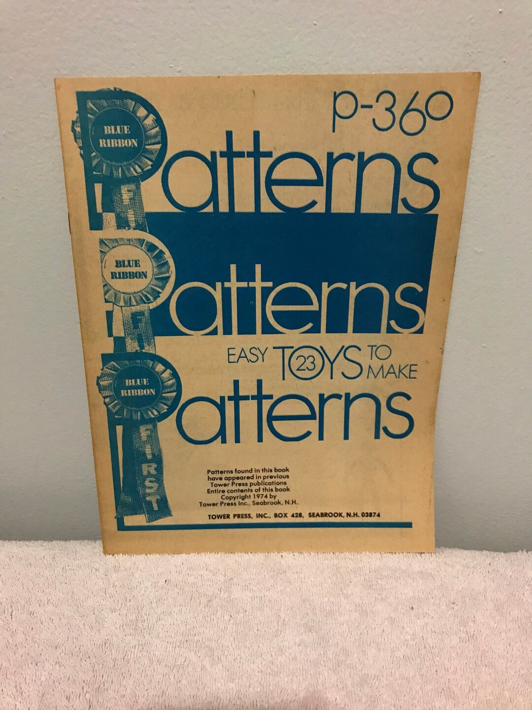 Vintage 1970s Blue Ribbon Patterns Book P-360 - Etsy Canada