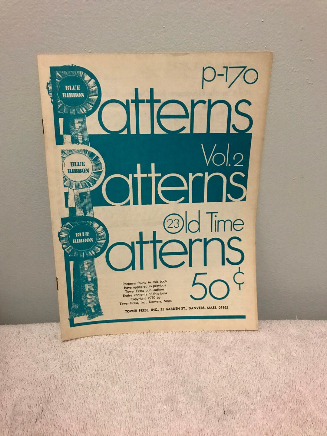Vintage 1970s Blue Ribbon Patterns Book P-170 23 Old Time Patterns Vol ...