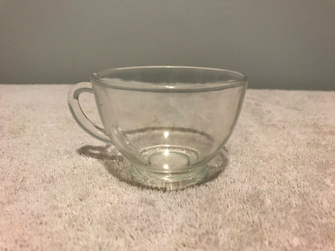 Vintage Glass Punch Cup - Etsy