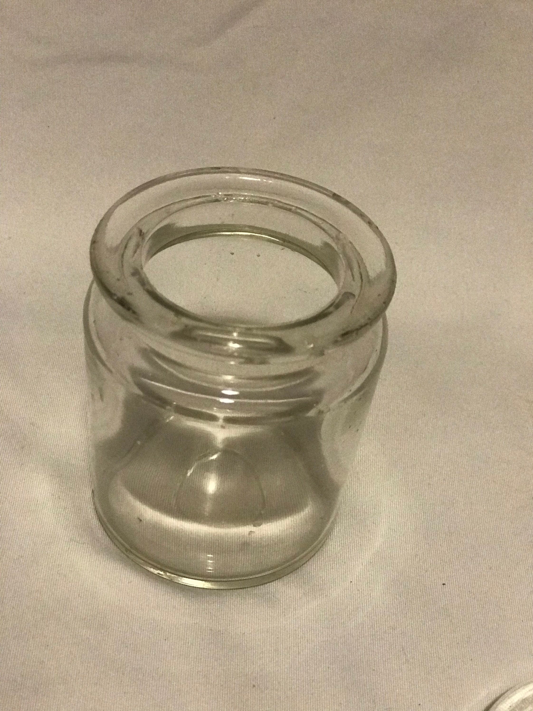 Vintage Small Clear Glass Jam Jar - Etsy