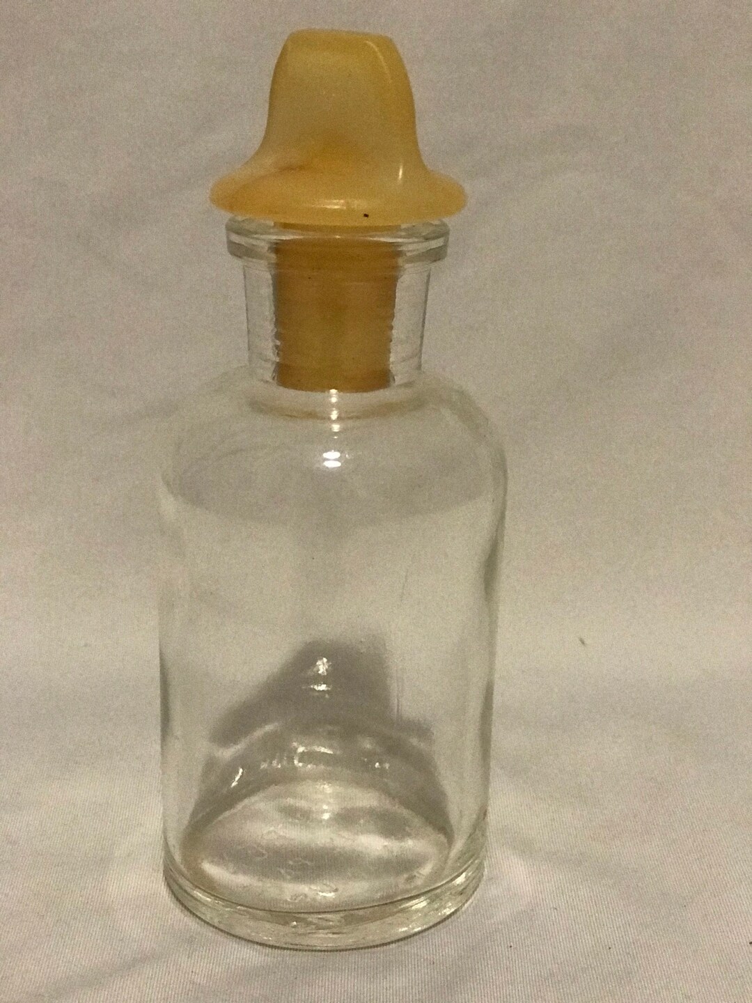 Vintage Pyrex Apothecary Glass Bottle With Stopper Home and Kitchen ...