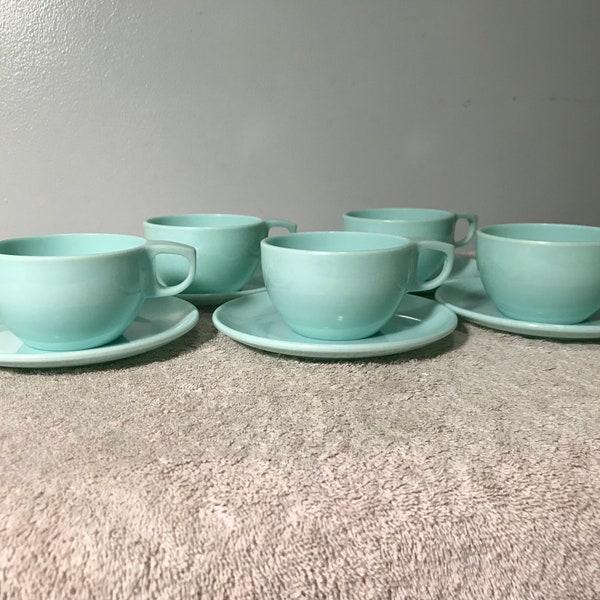 Turquoise Tea Cup - Etsy