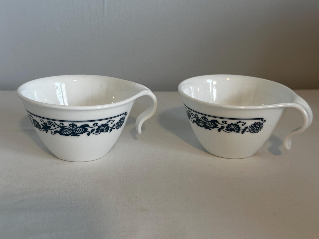 Vintage Corning Corelle Old Town Blue Onion 6 Oz Tea Cup Coffee Cup ...