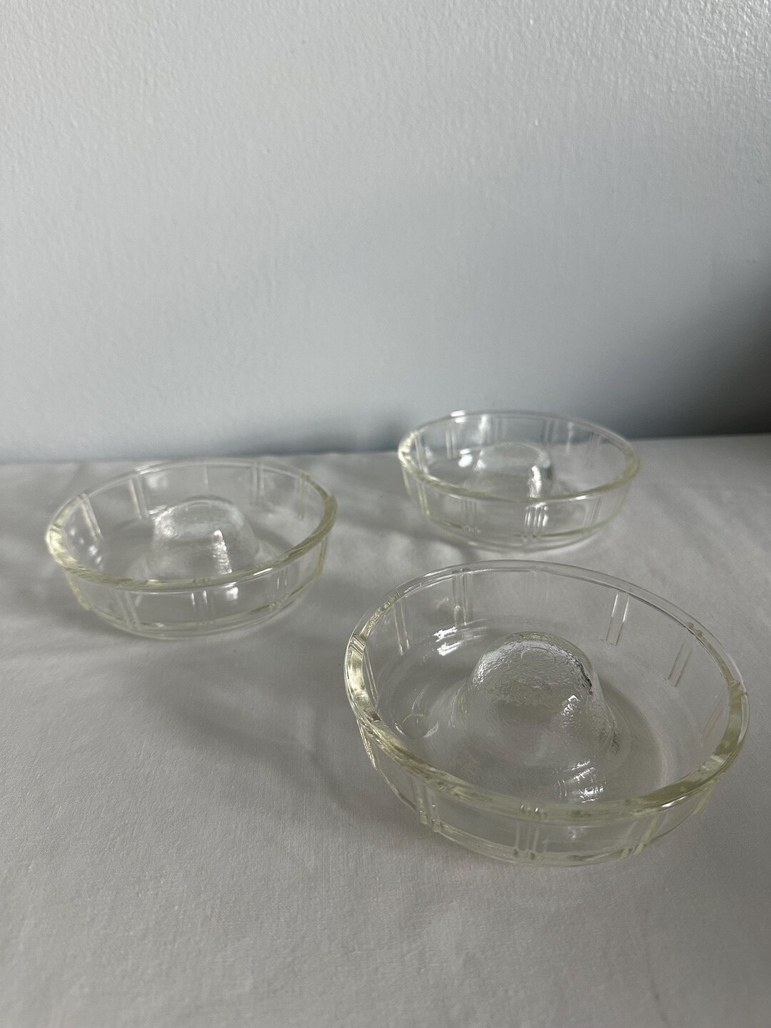 Vintage Mckee Glasbake Little Princess Clear Glass Jello Molds/ Cake ...