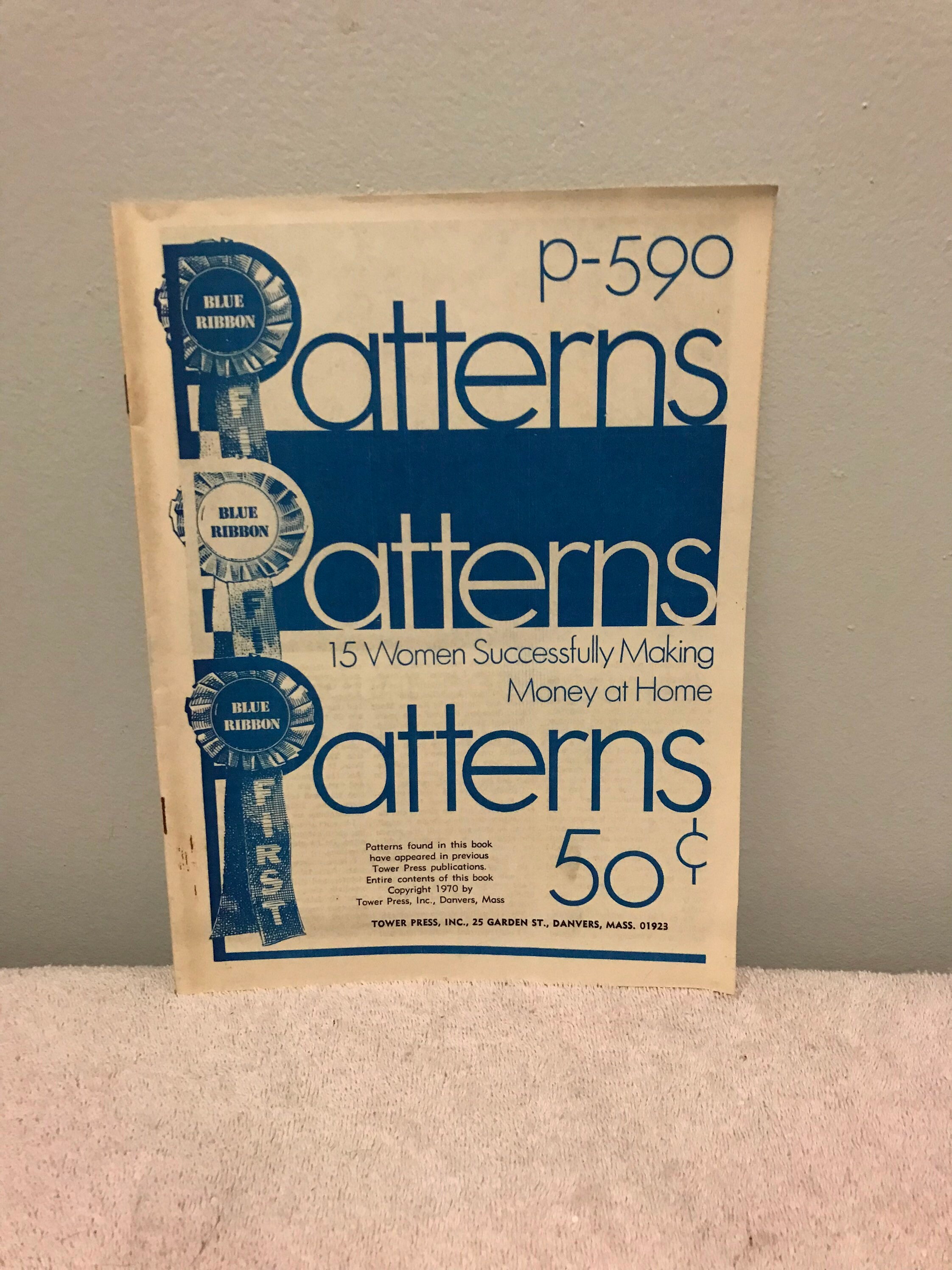 Vintage 1970s Blue Ribbon Patterns Book P-590 - Etsy
