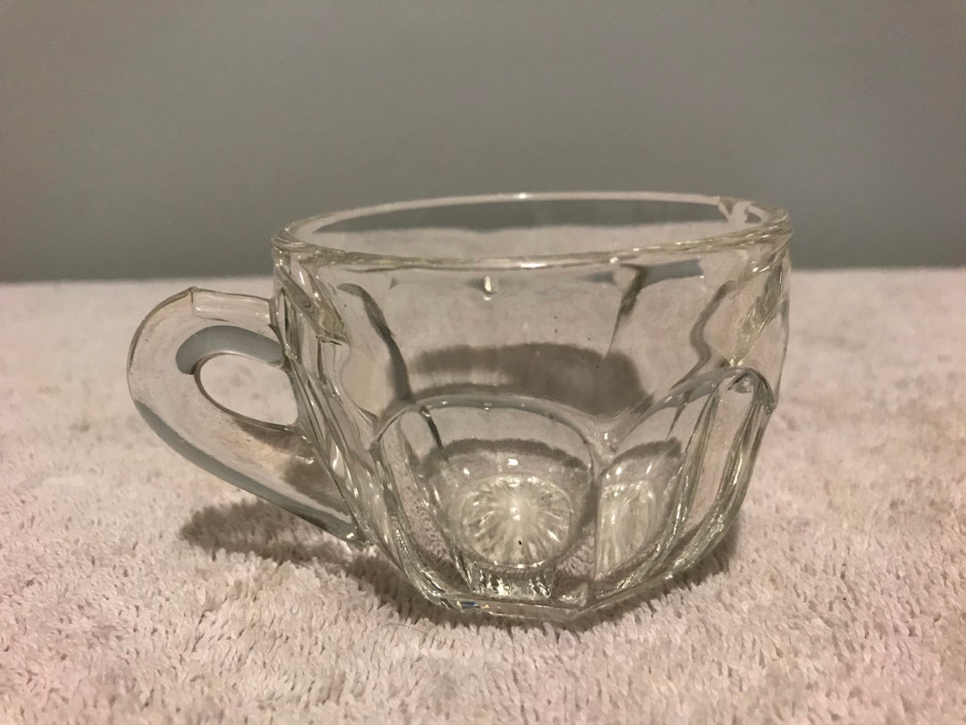 Vintage Glass Punch Cup - Etsy