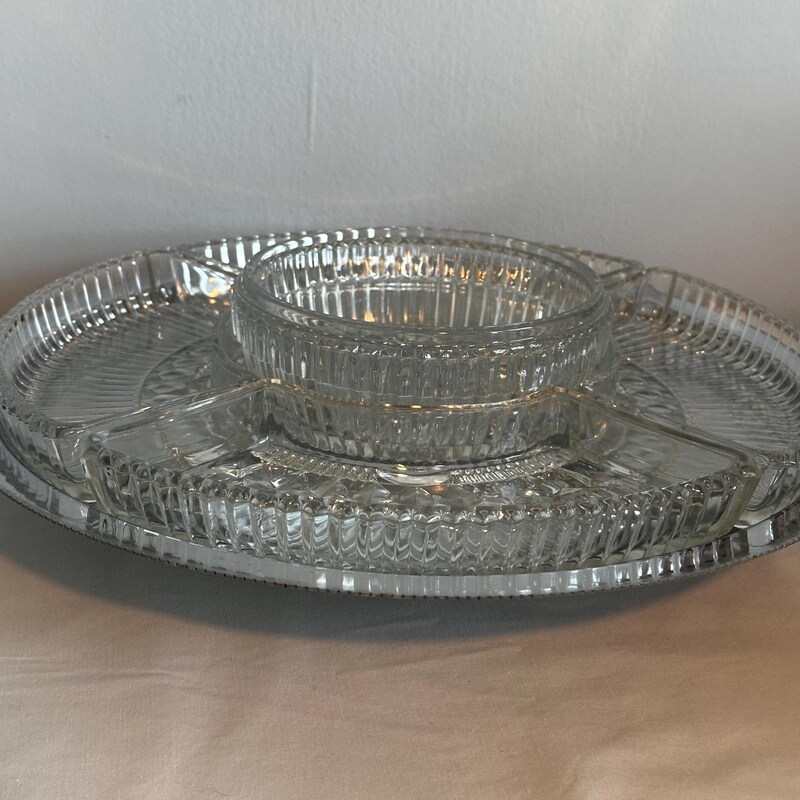Glass Relish Tray - Etsy