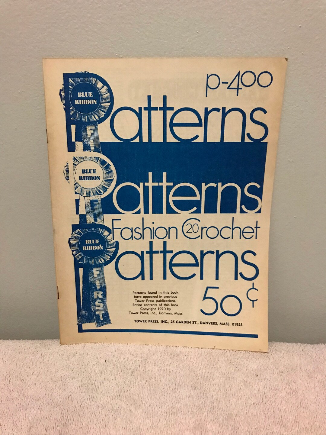 Vintage 1970s Blue Ribbon Patterns Book P-400 - Etsy