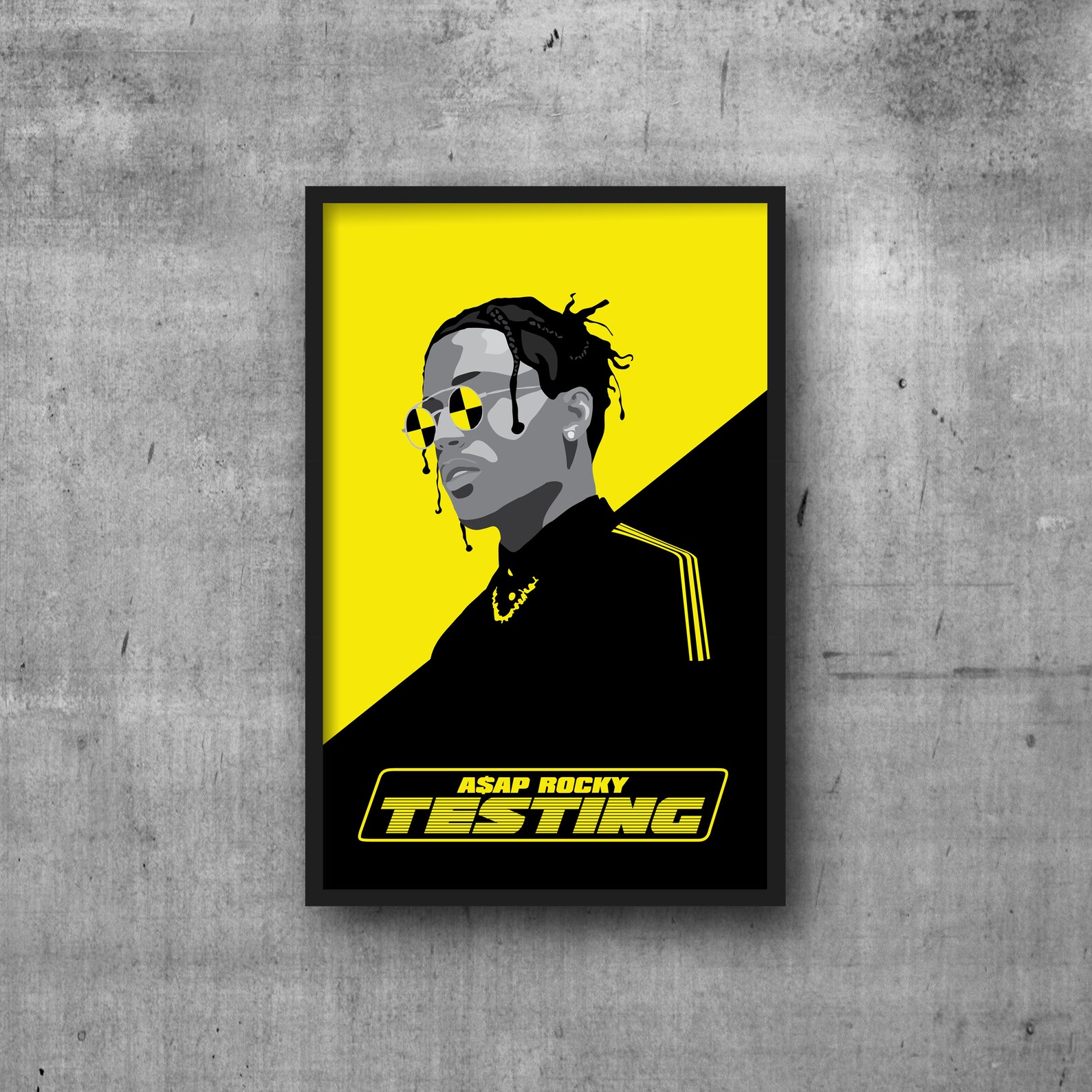ASAP Rocky Testing Poster / Wall Art - Etsy