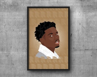 Roddy Ricch Instant Digital Download Roddy Ricch Poster Roddy Ricch Art ...