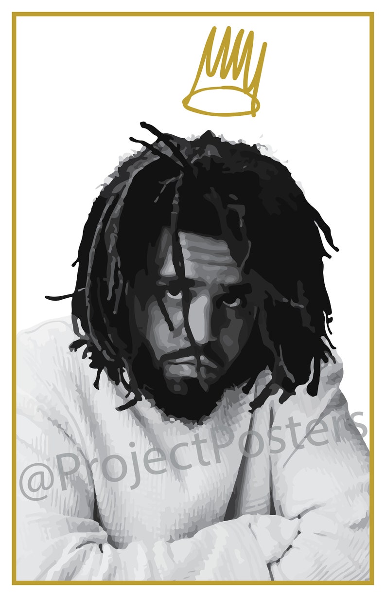 J Cole Poster / Wall Art - Etsy