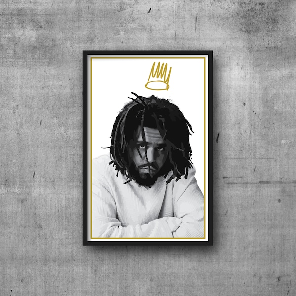 J Cole Poster - Etsy