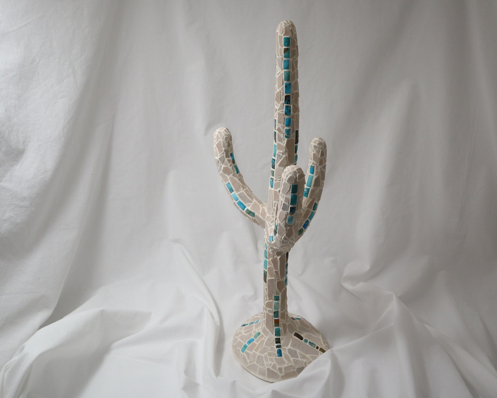 Titled cowboy Cactus Handmade From Turquoise and Marble - Etsy Denmark