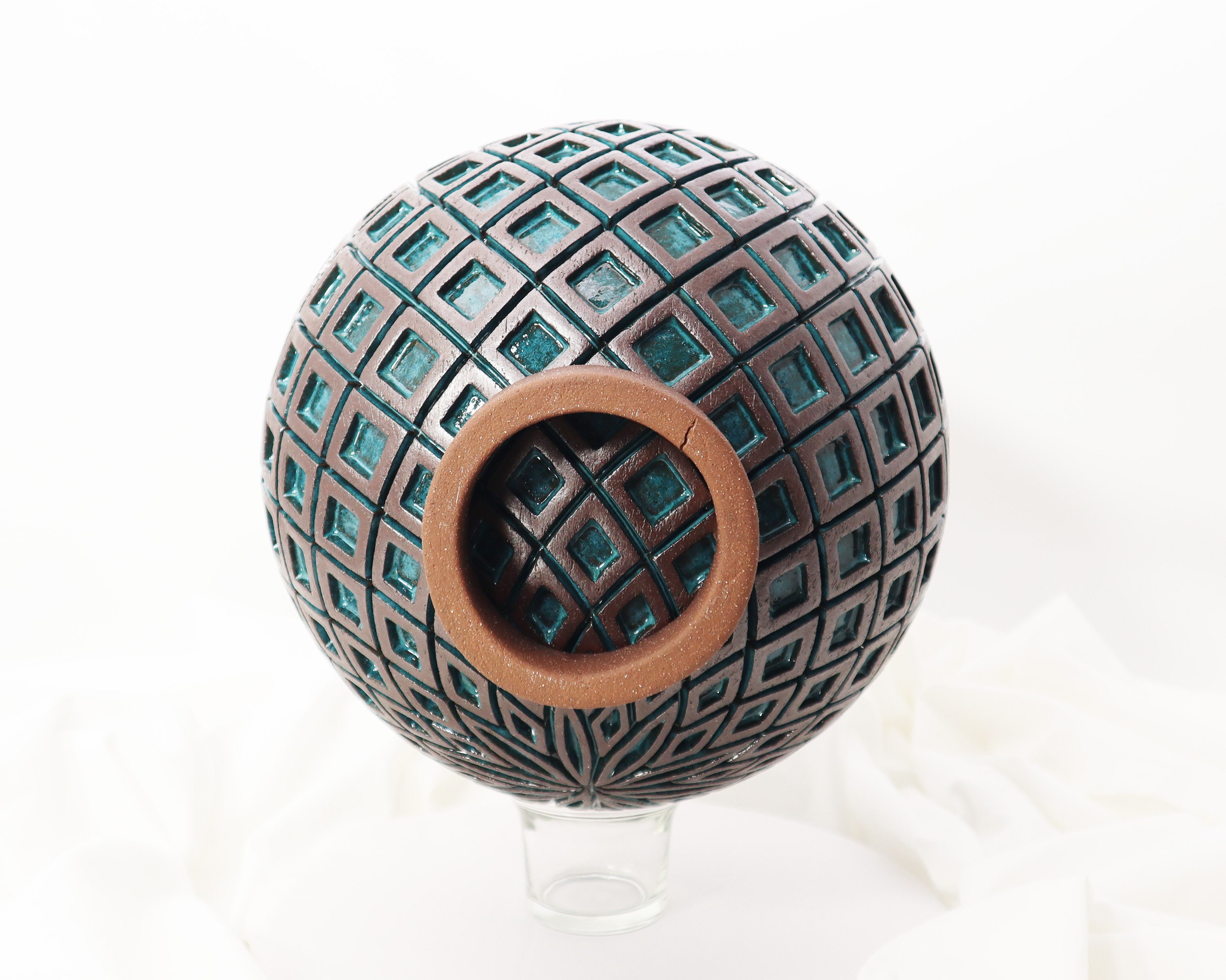 Titled "celestial Matrix" Handbuilt Ceramic Sphere - Etsy