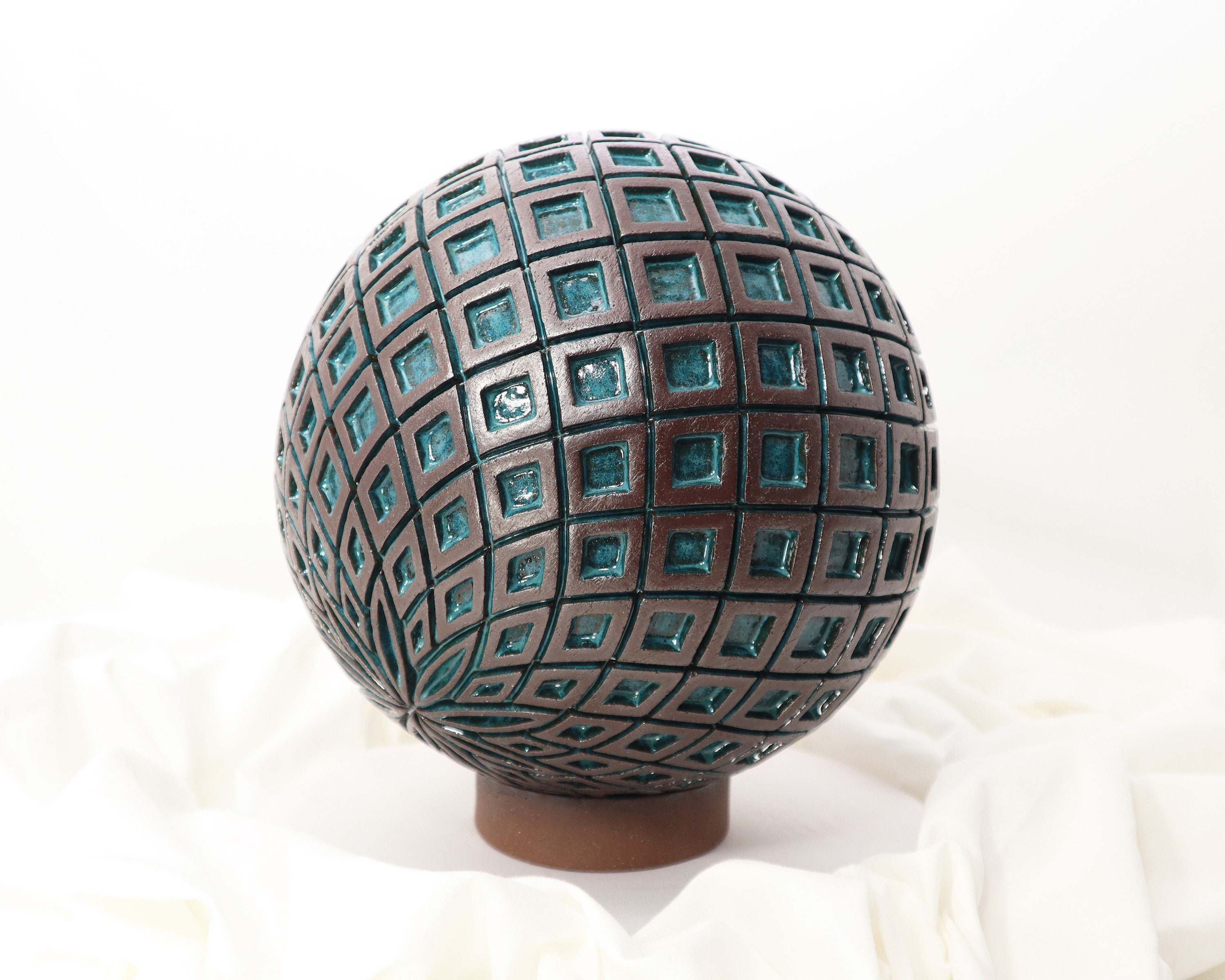 Titled "celestial Matrix" Handbuilt Ceramic Sphere - Etsy