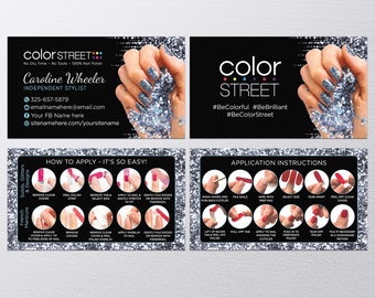 Color Business Card | Etsy