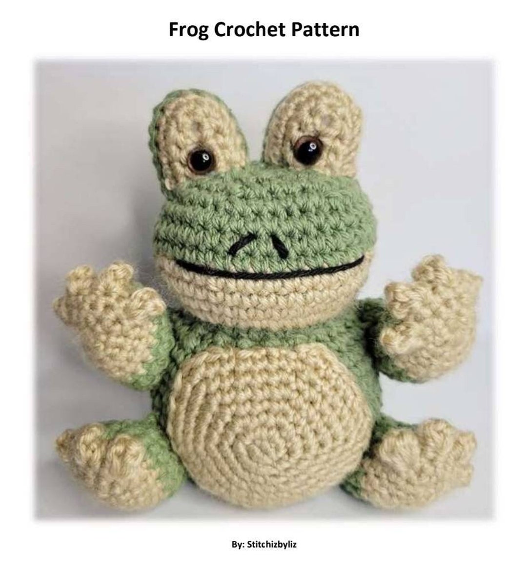 PDF Crochet Frog Amigurumi Pattern, File, Diy - Etsy