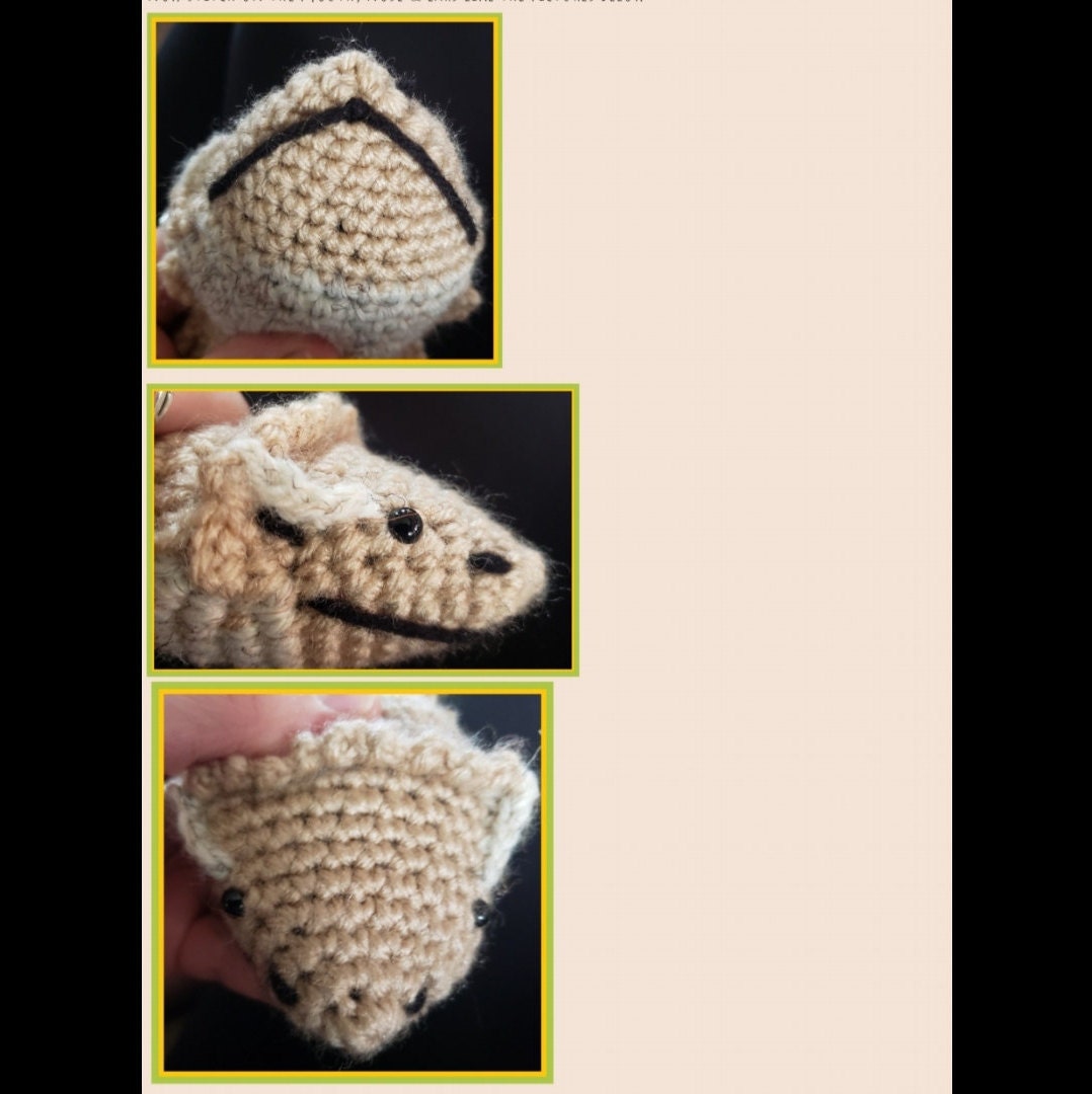 PDF Bearded Dragon Crochet Pattern Amigurumi Tutorial Diy - Etsy