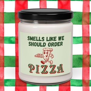 Pizza Lover Candle 10 Scent Options 9oz Fun Pizza Themed Soy Candle ...
