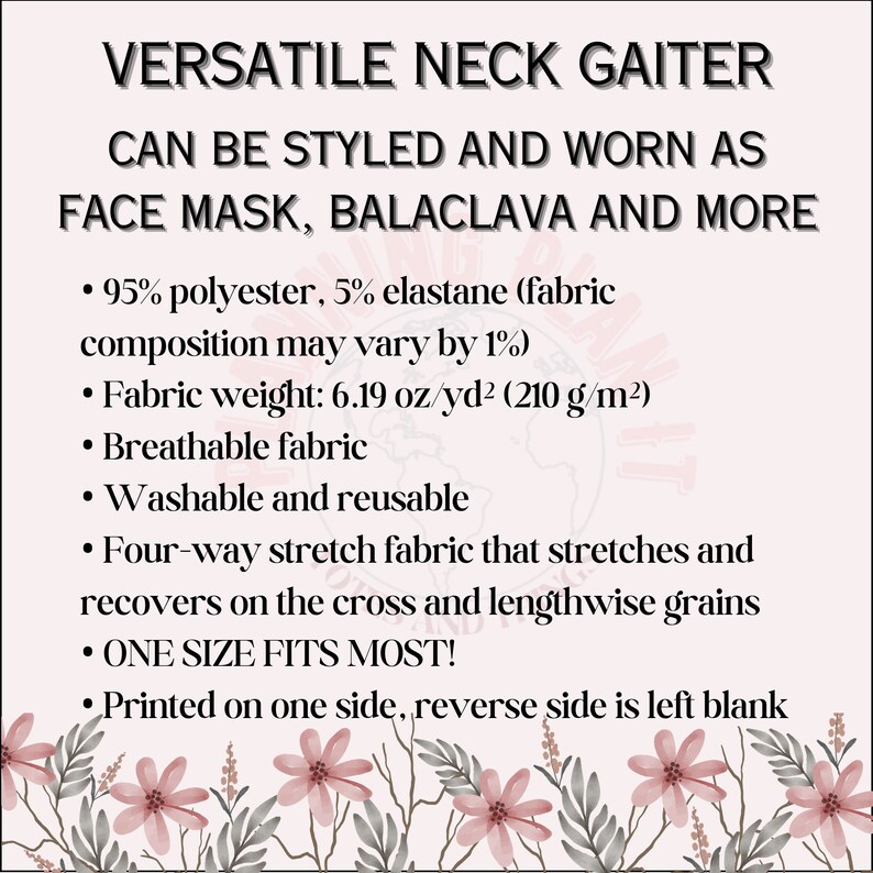 Winged Runner Neck Gaiter 3-in-1 Face Mask, Balaclava,multi-function ...