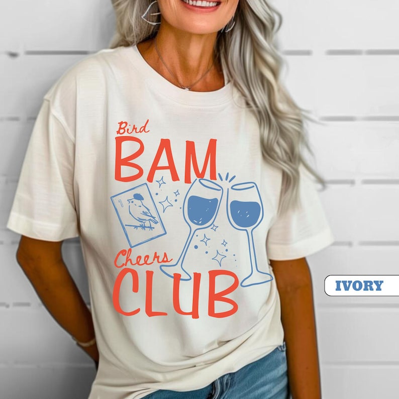 Mahjong Shirt, Mahj Bird Bam Cheers Club Host Gift Tee - Etsy Australia