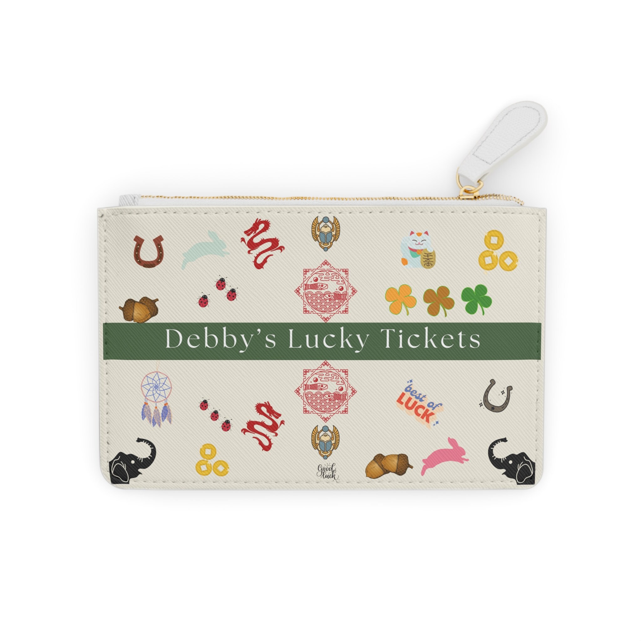 Personalized Lucky Lottery Tote Bag, Good Luck Lottery Charms and ...