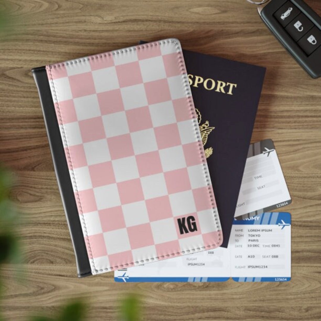 Personalized Passport Cover,boarding Pass Holder,vegan RFID Wallet ...