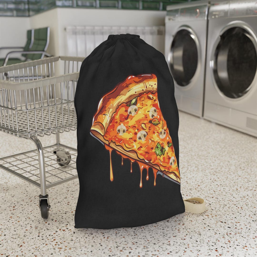 Pizza Slice Laundry Bag: Realistic Graphic Design, College Dorm Gift - Etsy