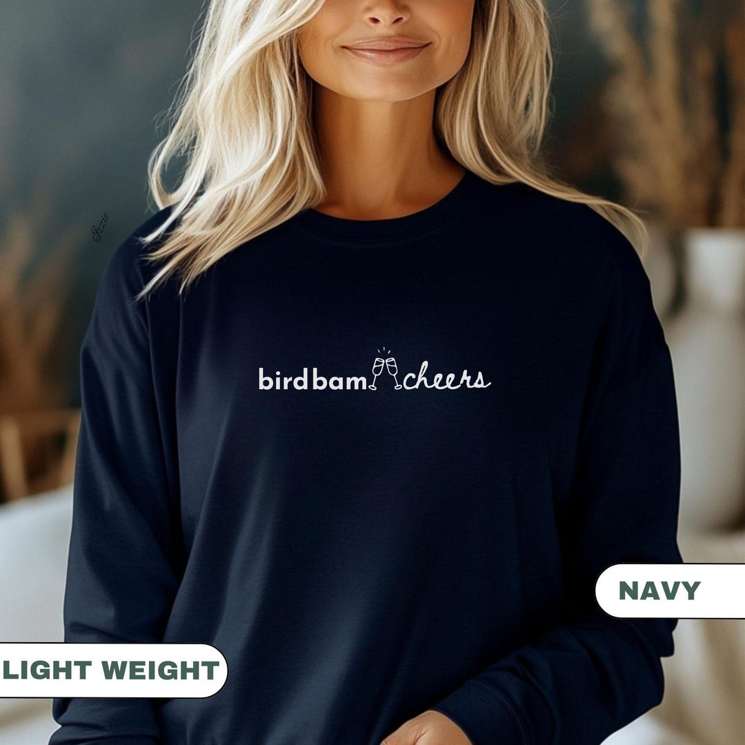 Mahjong Bird Bam Cheers Long Sleeve Tee, Unisex Mahjongg Party Hostess ...