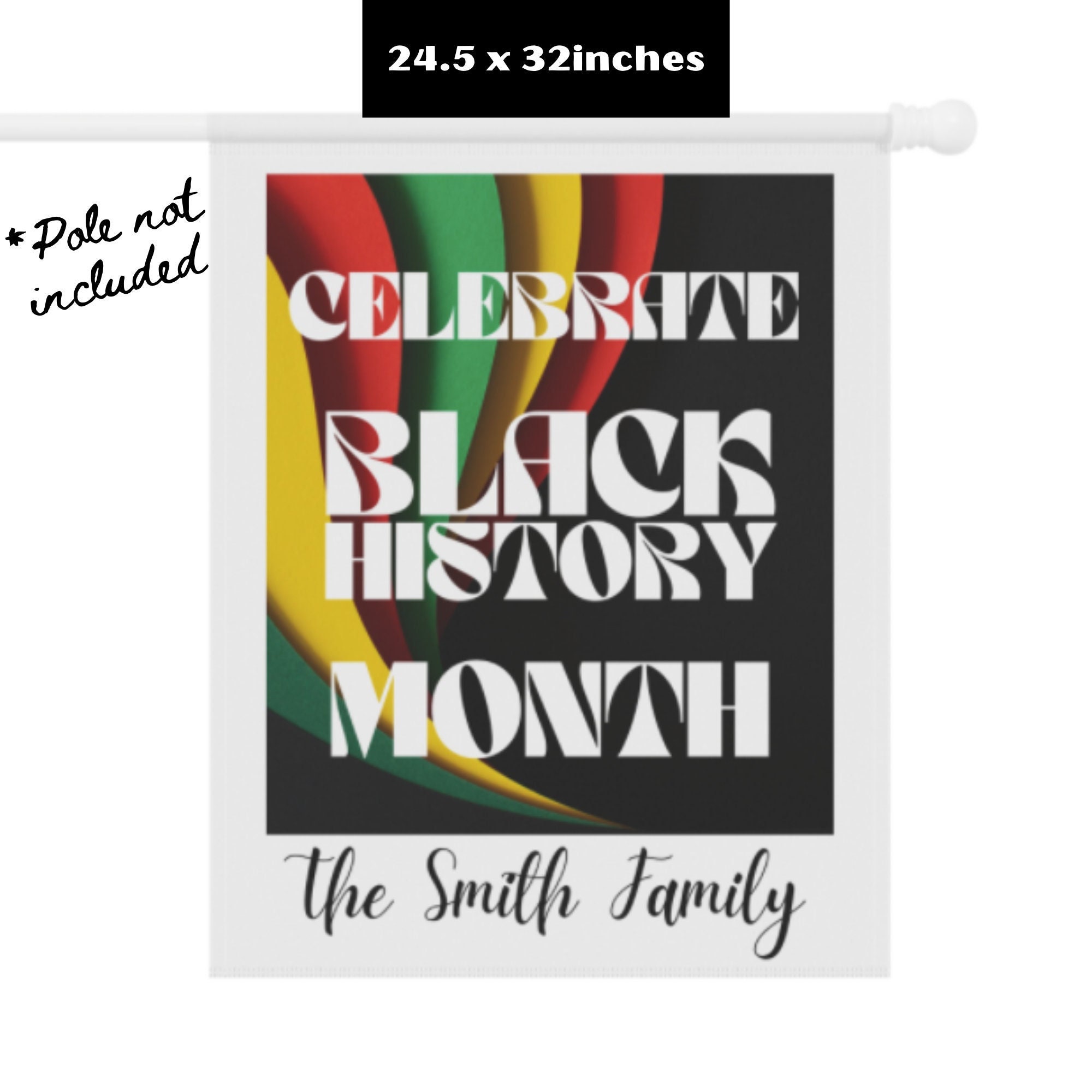 Personalized Black History Month Banner, Celebrate Black History Month ...