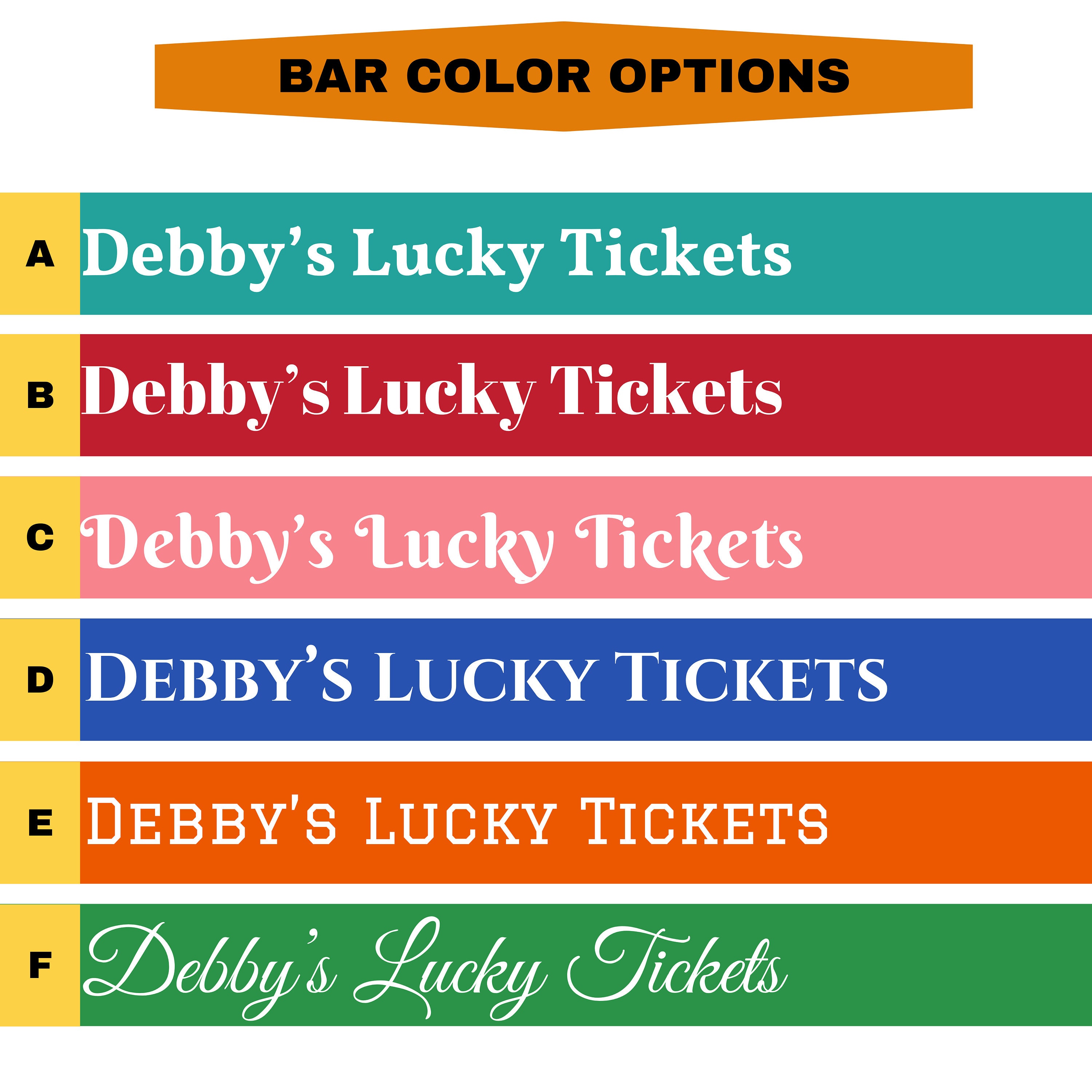 Personalized Lucky Lottery Tote Bag, Good Luck Lottery Charms and ...