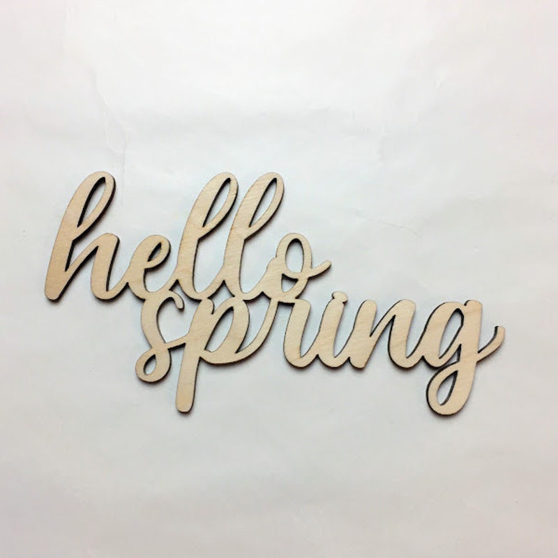 Wood Word Cutouts - Etsy