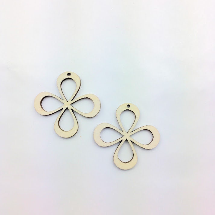 Fancy Shaped Earring Blanks DIY Wood Earring Blanks DIY Craft | Etsy