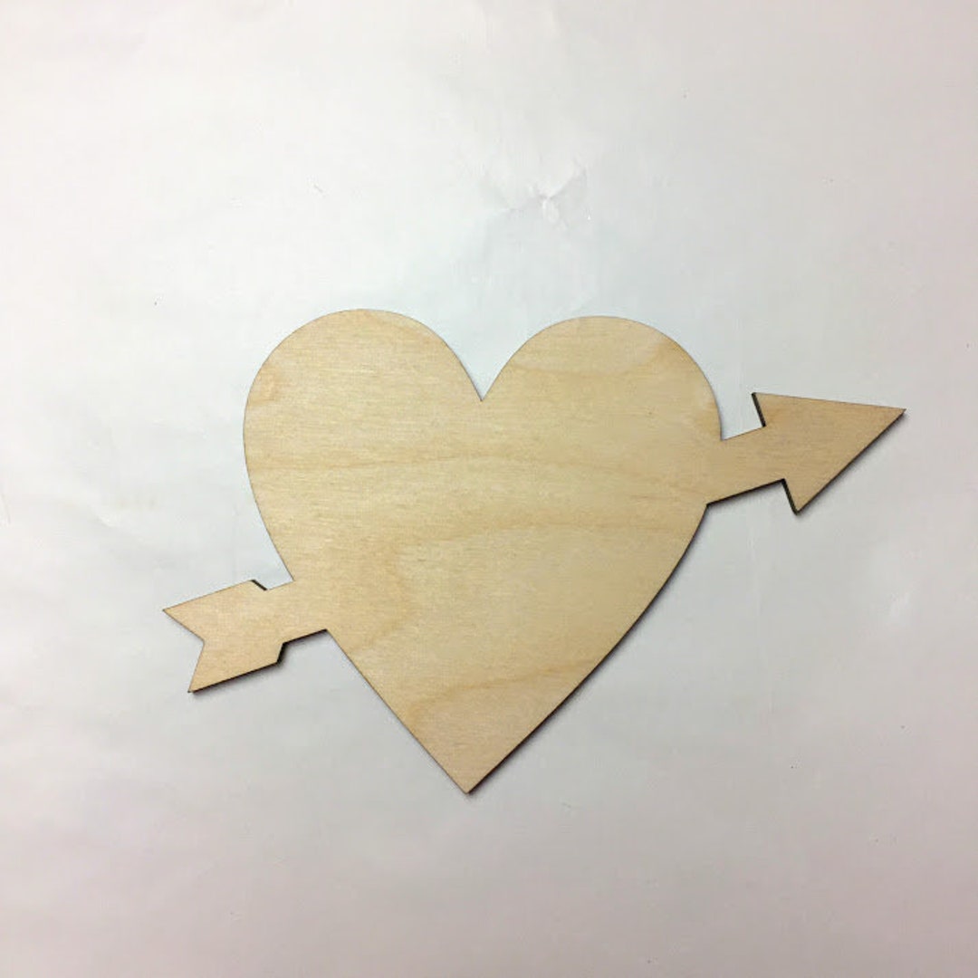Valentine Heart, Multiple Sizes, Laser Cut, Holiday Valentine Cutouts ...