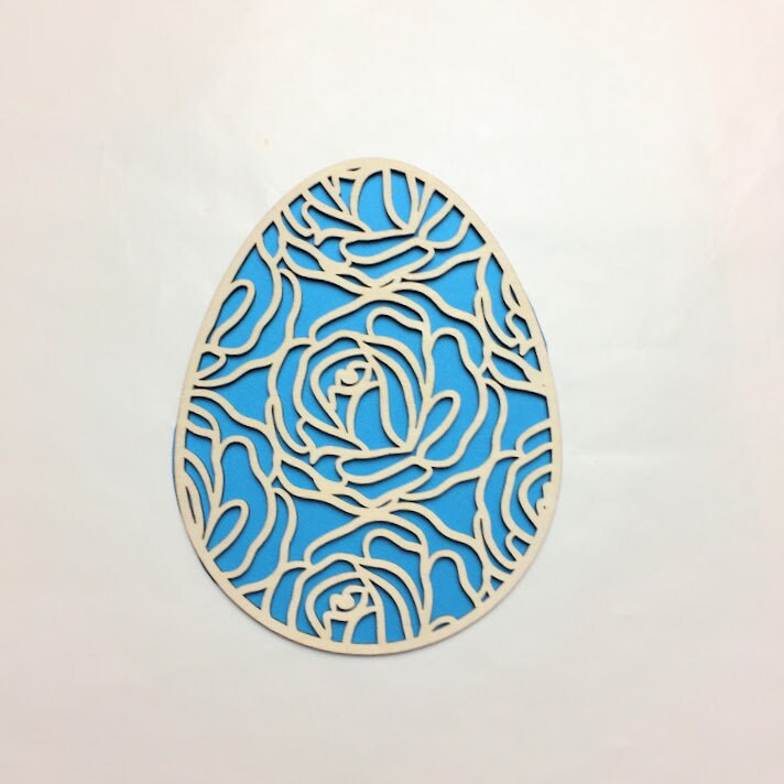 Easter Egg Mandela Multiple Sizes Laser Cut Holiday Spring | Etsy